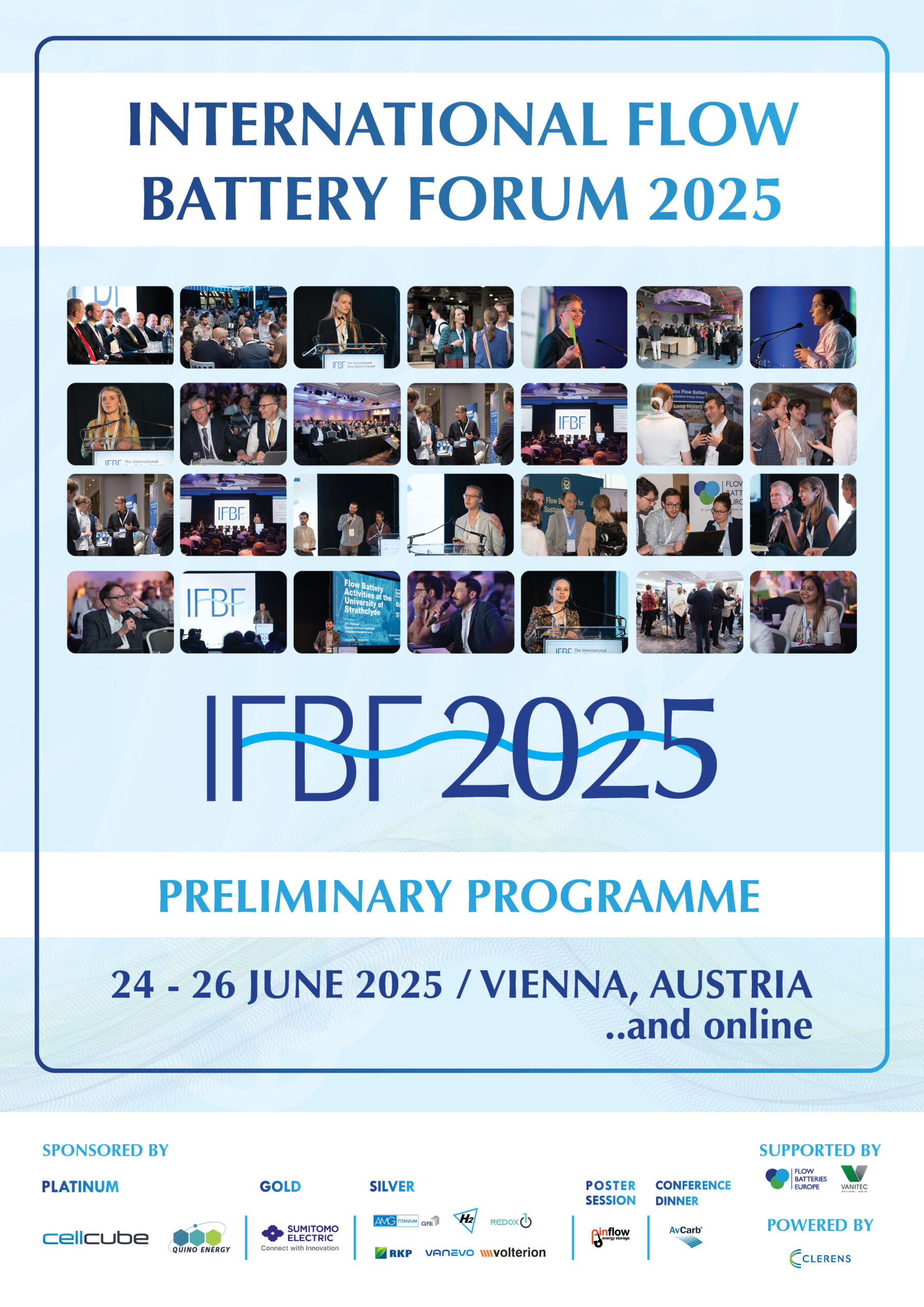 Preliminary programme - The International Flow Battery Forum